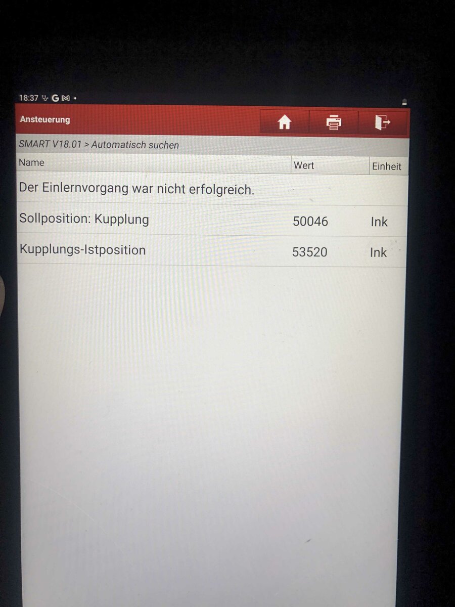 Fehler P0805 Kupplungssystem - SMARTe Technik - smart-Forum